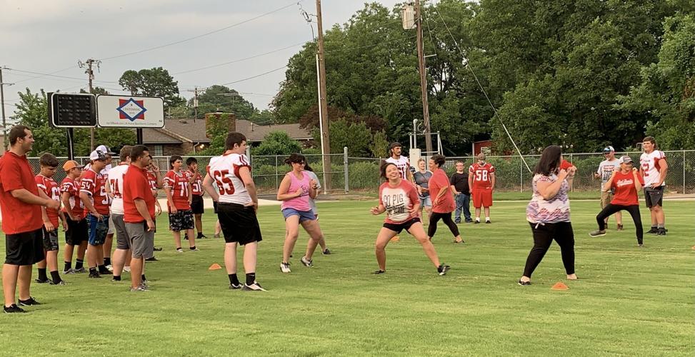 Atkins football moms participate in first Red Devil Moms Football 101 ...