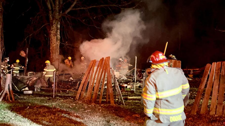 Pope County Rural Fire Departments fight camper blaze on Bowers Loop ...