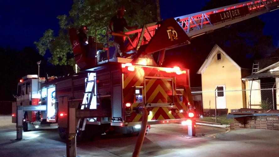 Russellville Fire Department battles Old Highway 124 blaze, Crow ...