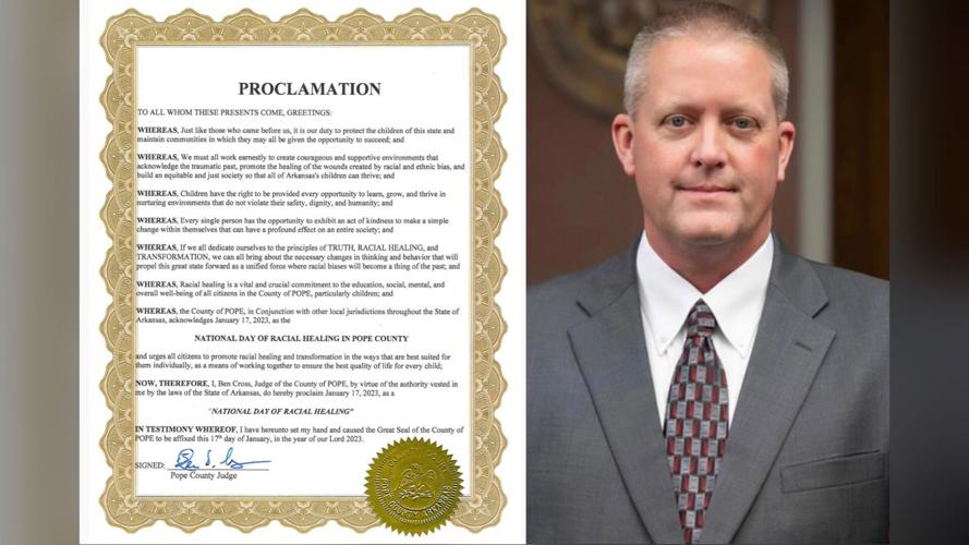 Pope County Judge Ben Cross announces Tuesday, January 17th as National ...