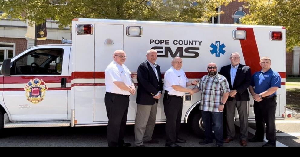 Pope County Emergency Medical Services (EMS) donates ambulance to ...
