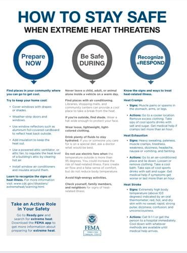 ADEM issues extreme heat safety tips | Local News | rivervalleynow.com