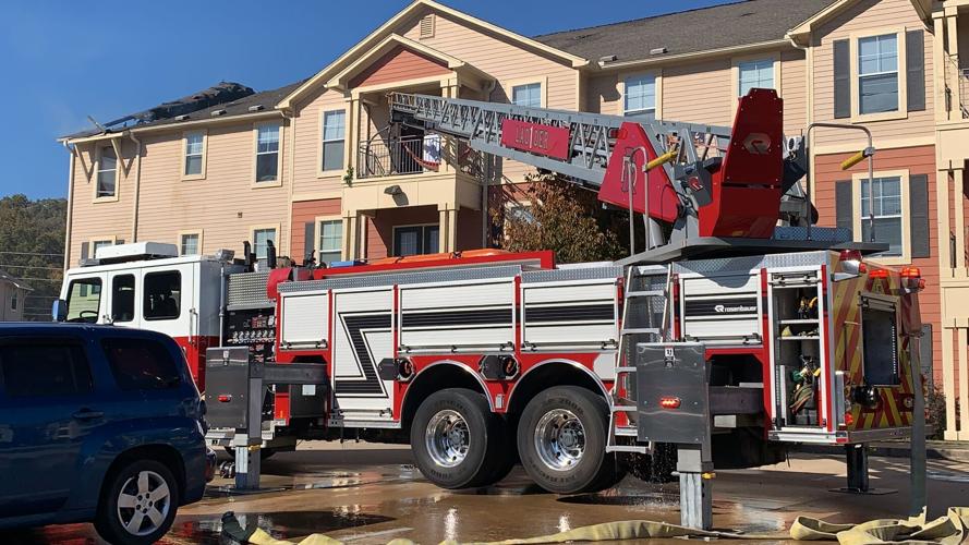 Russellville Fire Department battles structure fire at Vista Place ...