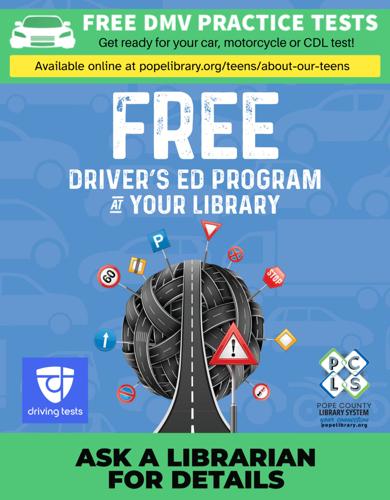 POPE COUNTY LIBRARY SYSTEM ADDS ONLINE ACCESS TO FREE DEPARTMENT OF MOTOR VEHICLES (DMV ...