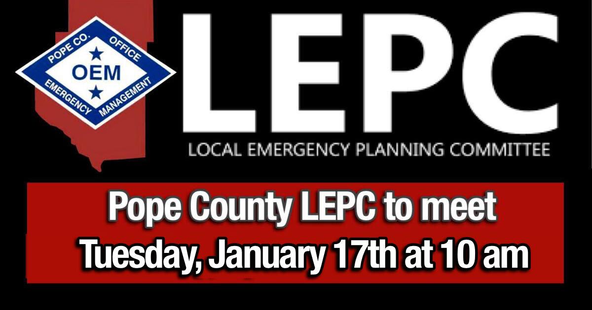 Pope County LEPC to meet Tuesday, January 17th at 10 am | Life in the ...