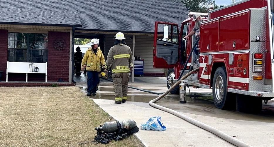 Pottsville and Russellville Fire Departments save home from fire after ...