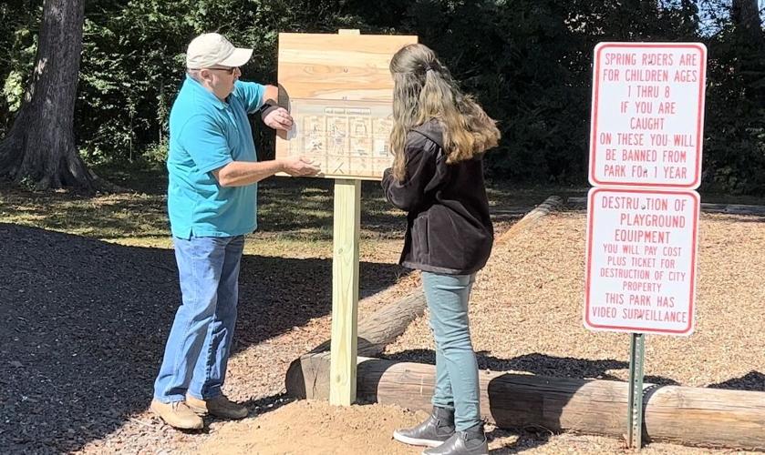 Communication sign created and designed by PJHS East student Tatum Rion ...