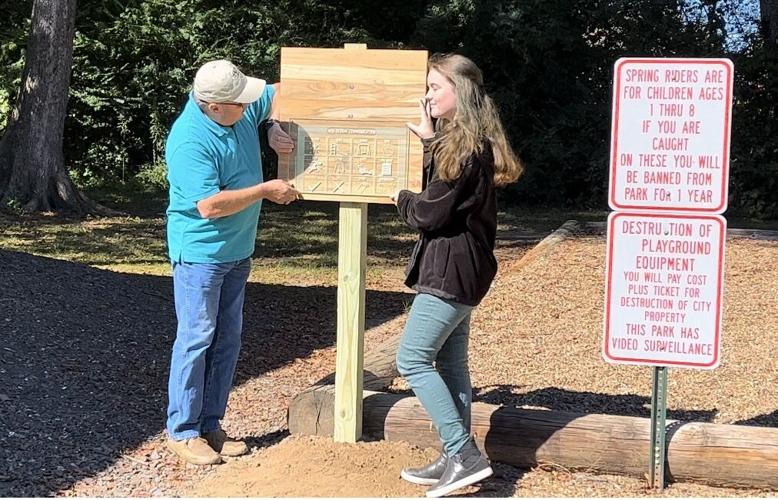 Communication sign created and designed by PJHS East student Tatum Rion ...