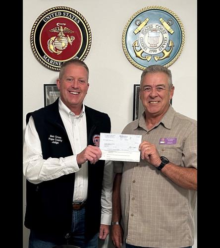 Cross presents check to DAV | Local News | rivervalleynow.com
