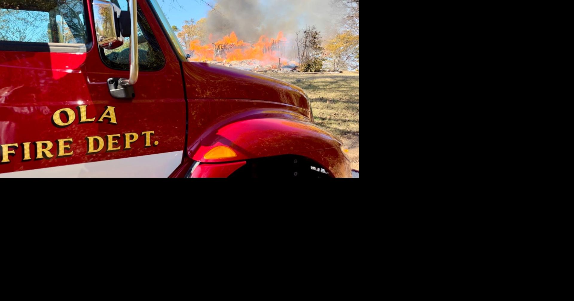 Ola Fire Department responds to ‘fully engulfed’ structure fire | Local ...