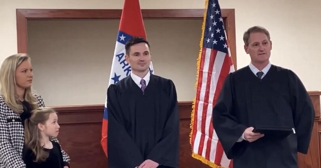 Russellville Attorney Clayton McCall sworn in as District Court Judge ...