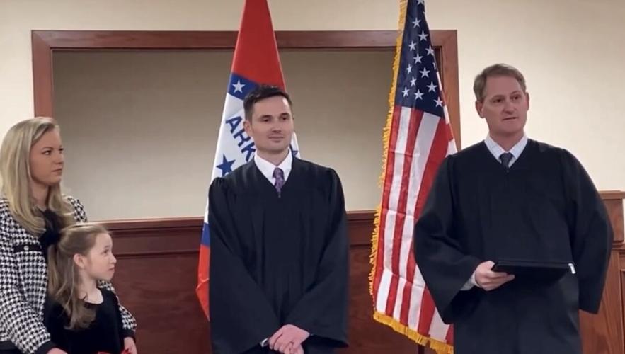 Russellville Attorney Clayton McCall sworn in as District Court Judge ...