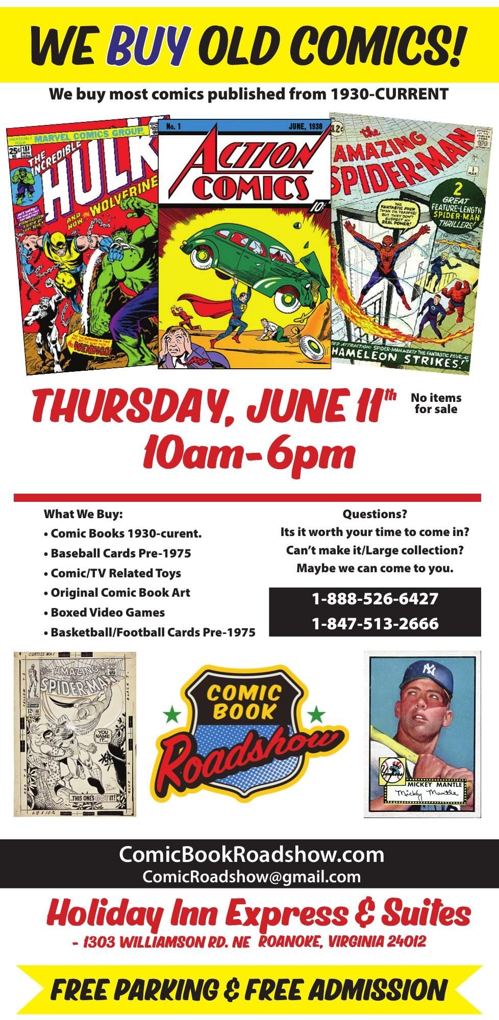 COMIC BOOK ROADSHOW
