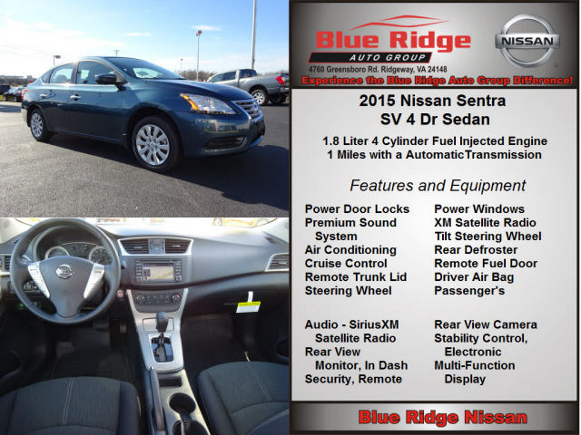 2015 Graphite Blue Nissan Sentra