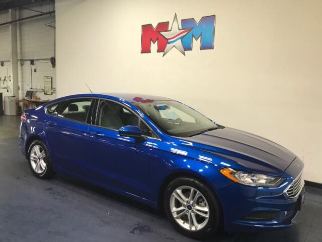2018 Lightning Blue Ford Fusion