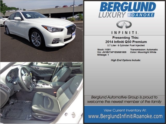2014 White Infiniti Q50