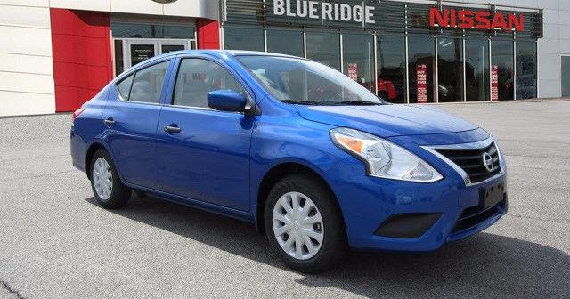 2016 Metallic Blue Nissan Versa
