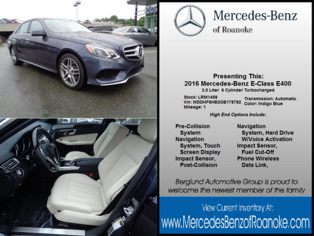 2016 Indigo blue Mercedes-Benz E-Class