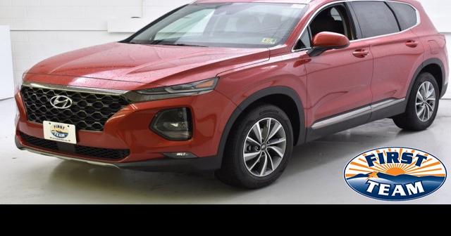 2019 Lava Orange Hyundai Santa Fe