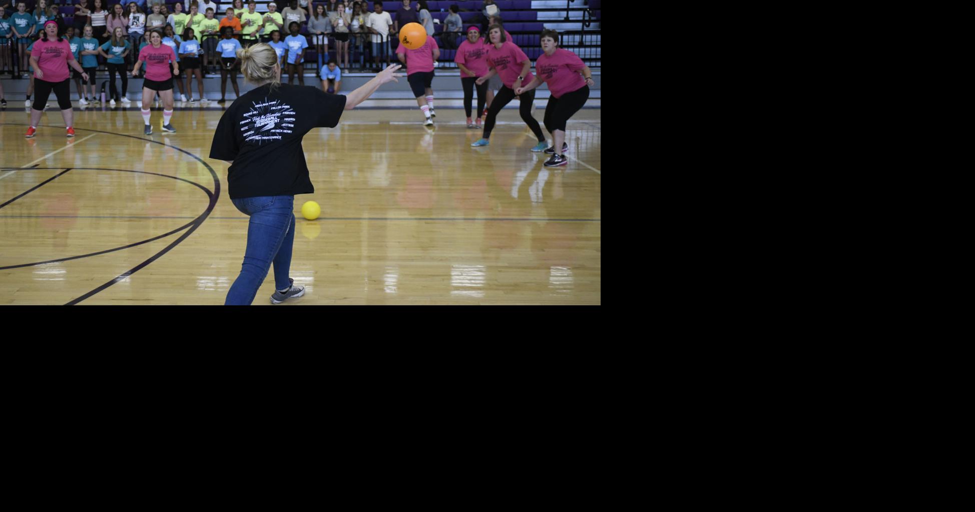 Roanoke teachers, students battle in timeless gym game for good cause