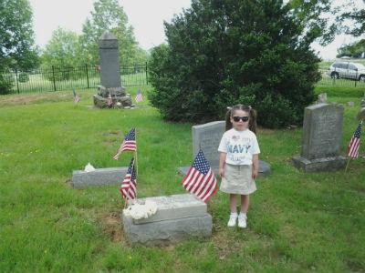 Photo: Memorial Day visit to Preston Cemetery