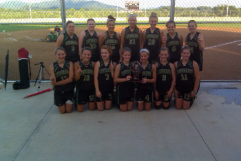 The 14U Va Renegades win the Botetourt June Jamboree Softball Tournament