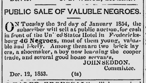 Dig provides clues to history of Fredericksburg's slave auction block