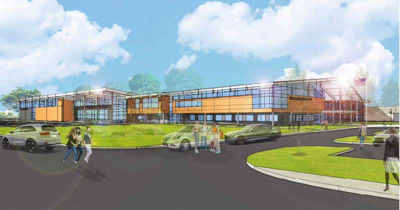 Future Christiansburg High School taking shape