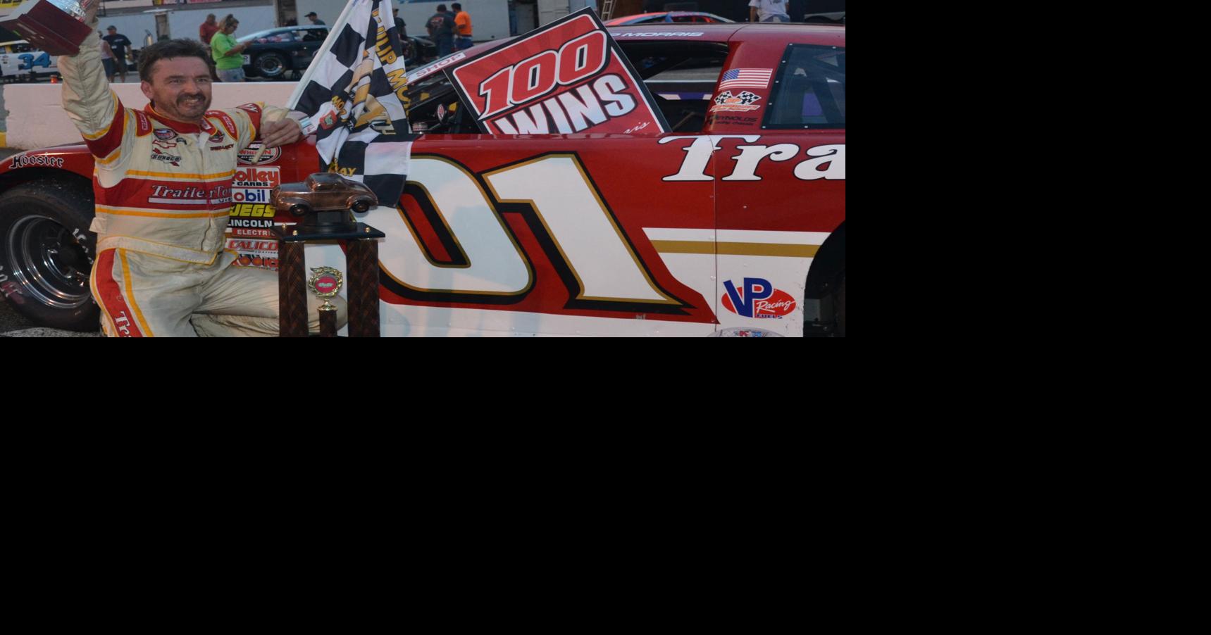 Philip Morris earns his 100th career LMS win at Motor Mile Speedway