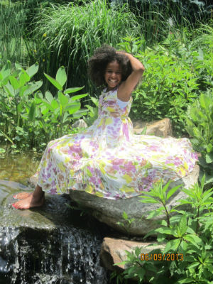 Photos: Alexis Renee Robinson, 10, visits Tech botanical gardens