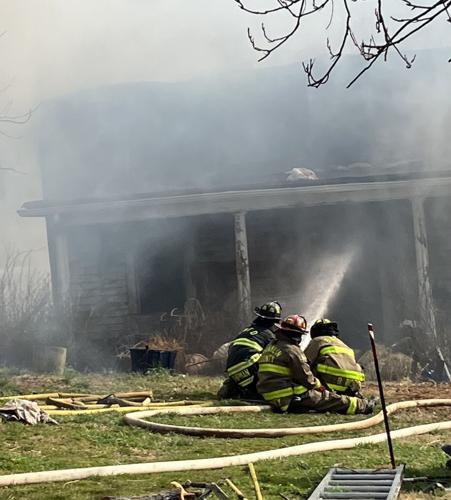 Wind-driven rural Franklin County house fire takes 'several hours' to douse