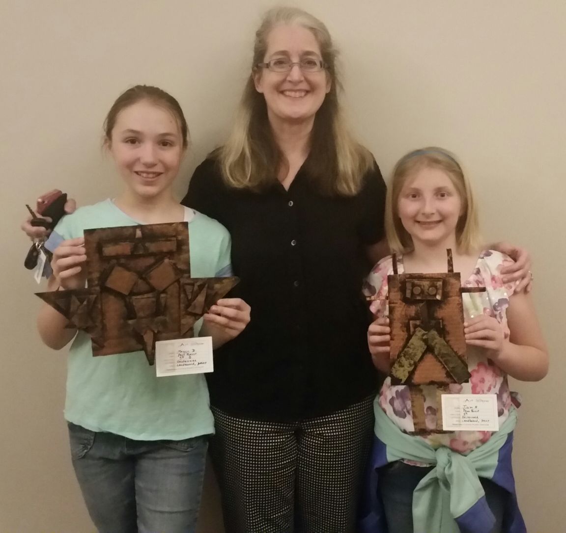 Photos: Roanoke County school students attend Youth Art Month show ...