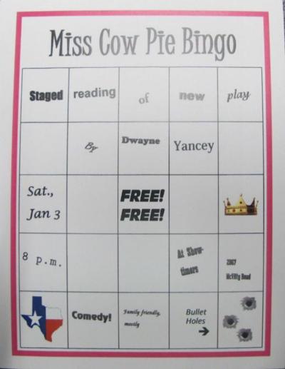 Arts & Extras: Start the year off with a free play about cow pies