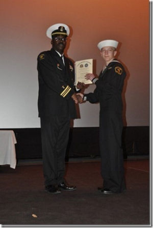 Middle school student attends US Navy Sea Cadet Corps Recruit Training