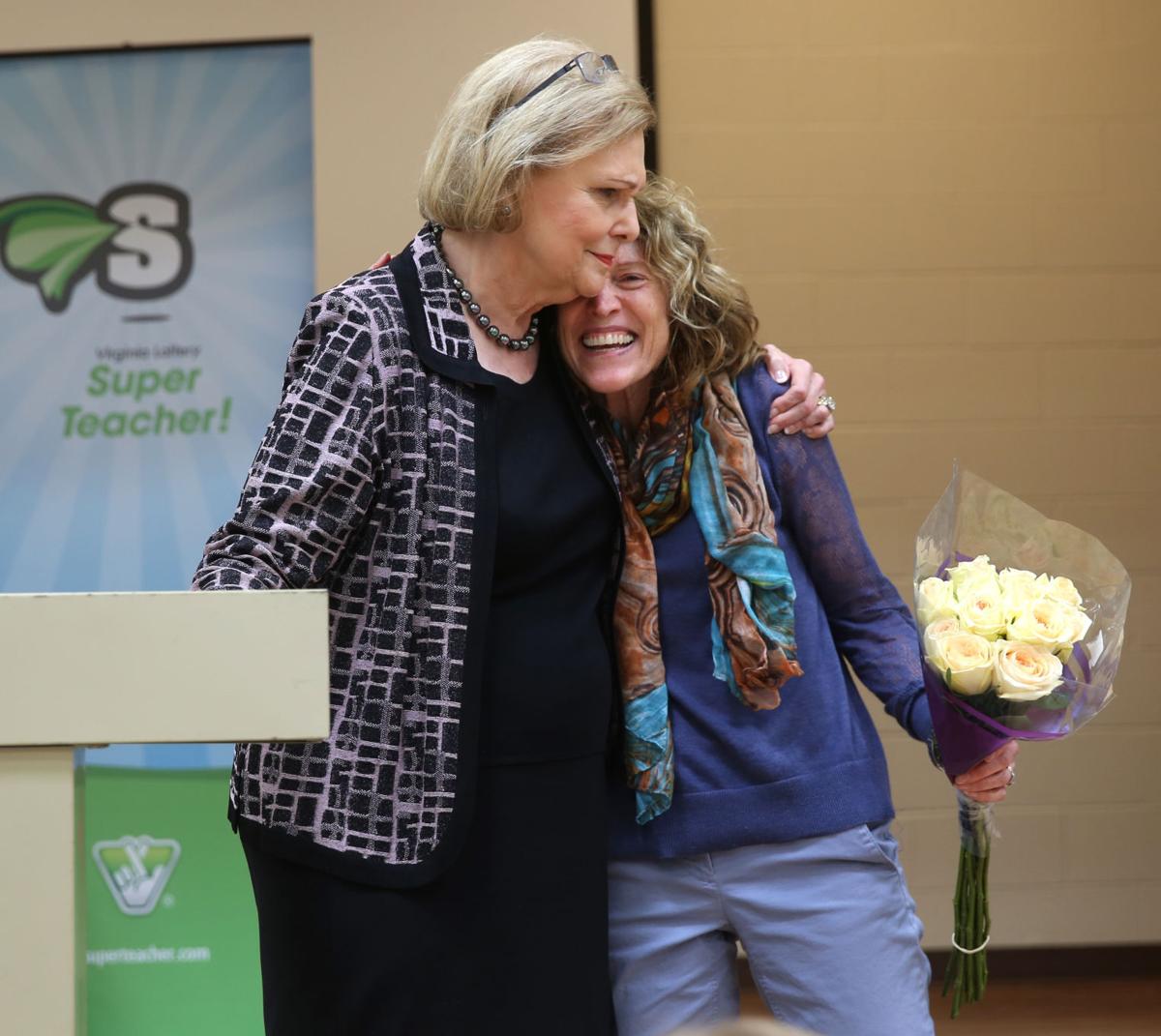 Fishburn Elementary School teacher wins Virginia Lottery Super Teacher ...