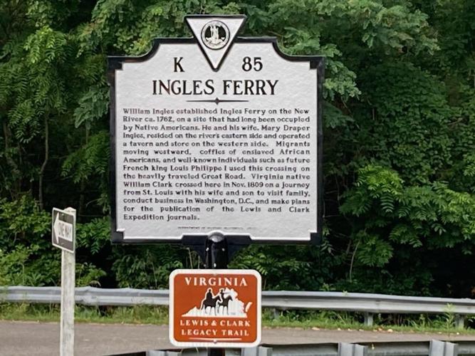 Ingles Ferry marker and plaque unveiled in Radford