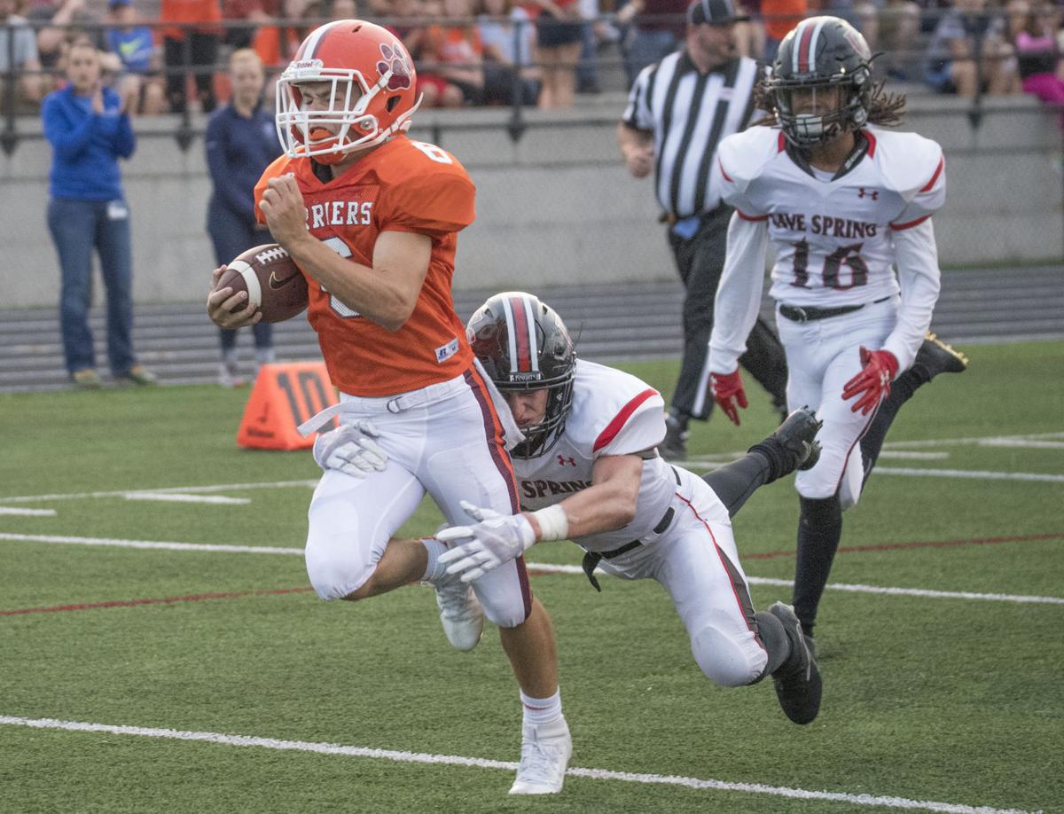 Scenes from the William Byrd-Cave Spring football game