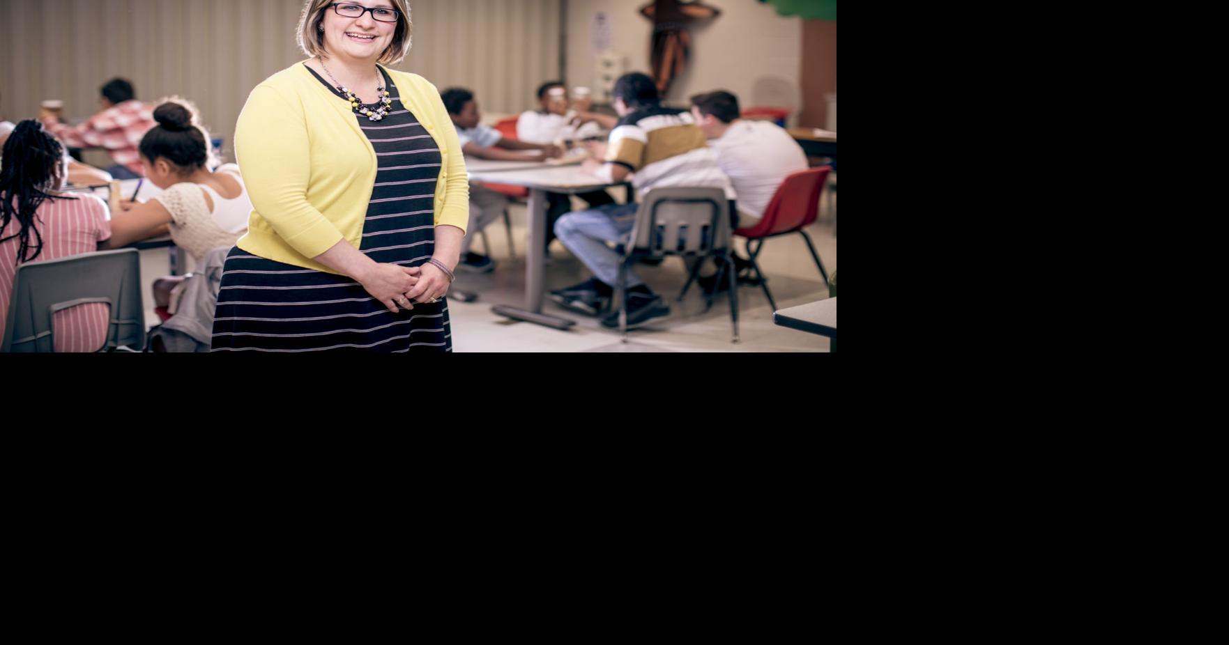 Jamie Nichols named Roanoke teacher of the year