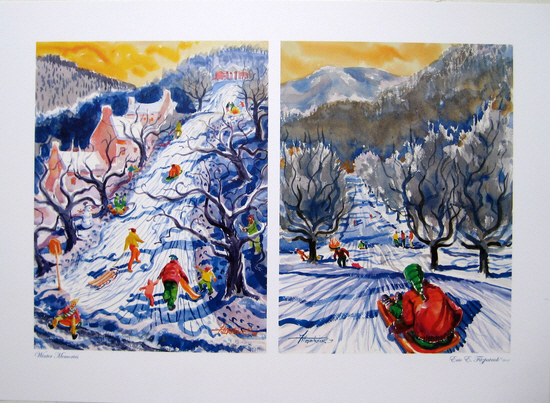 A lighter look at the snow, courtesy of Eric Fitzpatrick