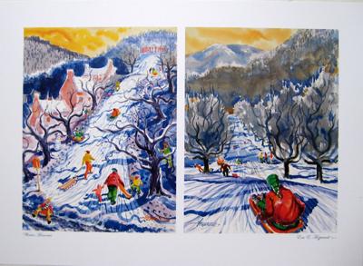 A lighter look at the snow, courtesy of Eric Fitzpatrick