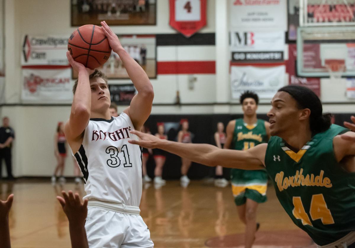 Scenes from the Cave Spring-Northside boys basketball game