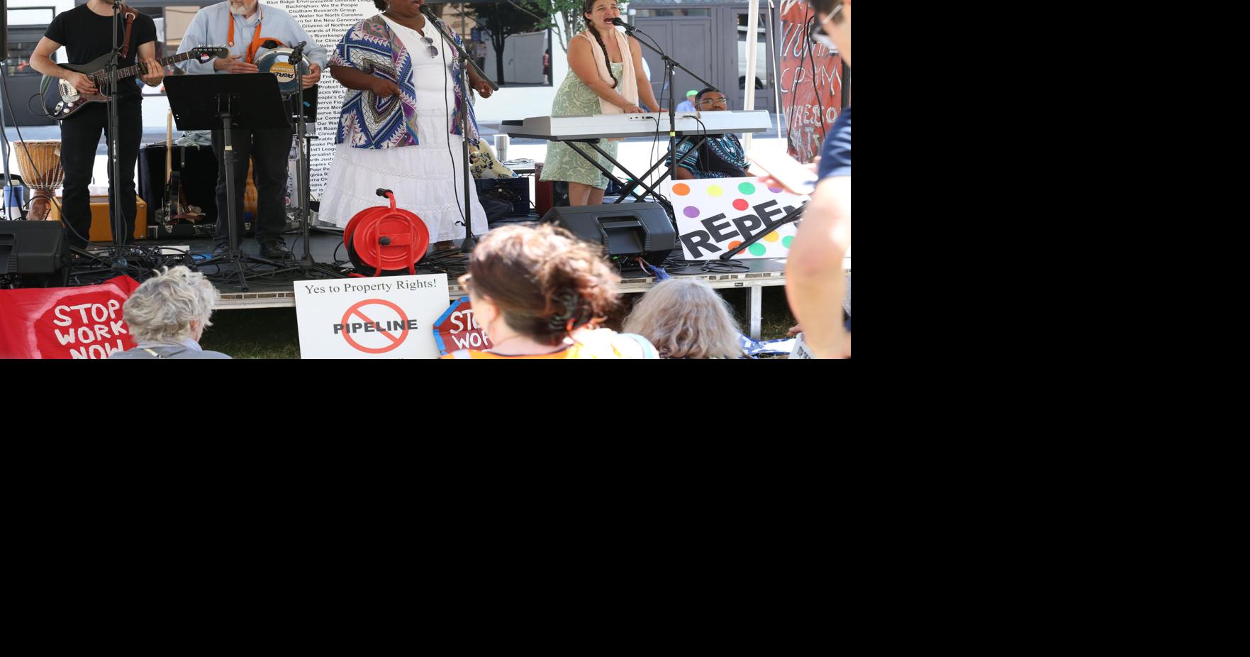 Photos: Pipeline protest reaches downtown Roanoke