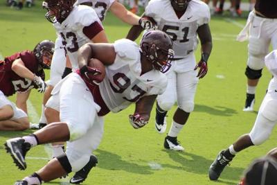 DT Tim Settle's interception highlights Hokies' scrimmage on Saturday
