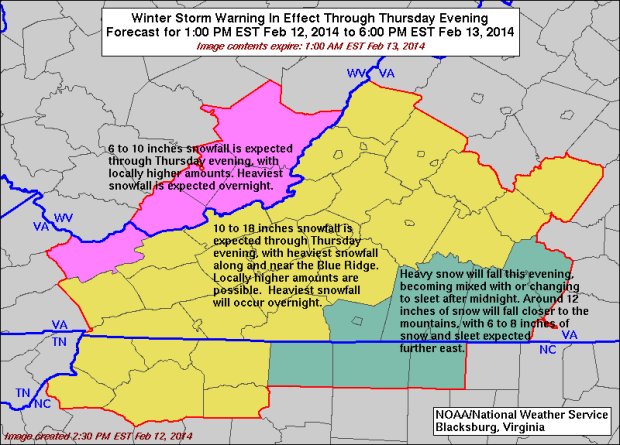 Snowstorm continues for Southwest Virginia