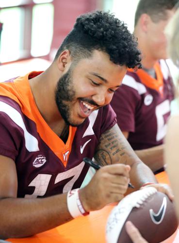 Hokies quarterback Josh Jackson in the place his always expected