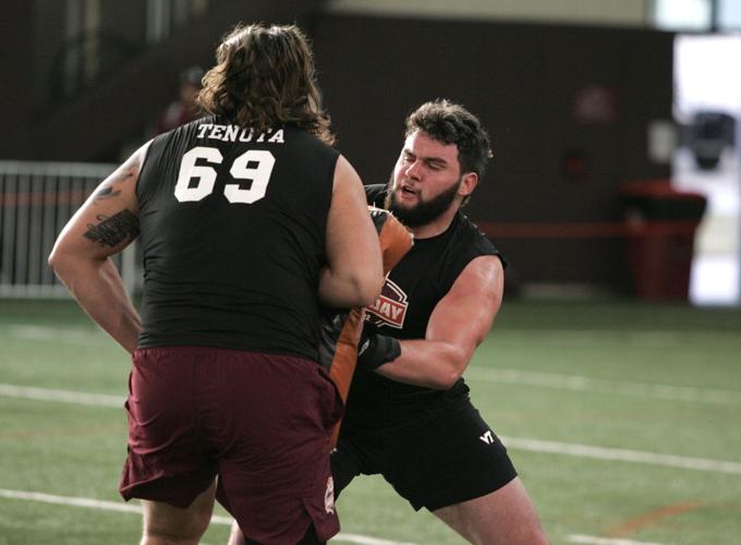 Brock Hoffman gets the heavy lifting out of the way under the watchful ...