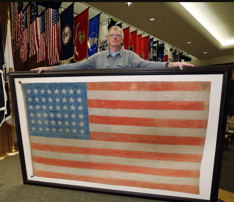 Flag at Virginia War Memorial has ties to 'Unbroken'