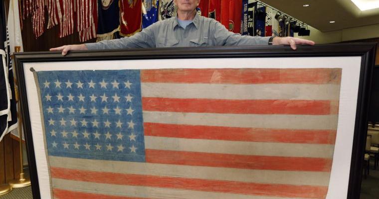 Flag at Virginia War Memorial has ties to 'Unbroken'