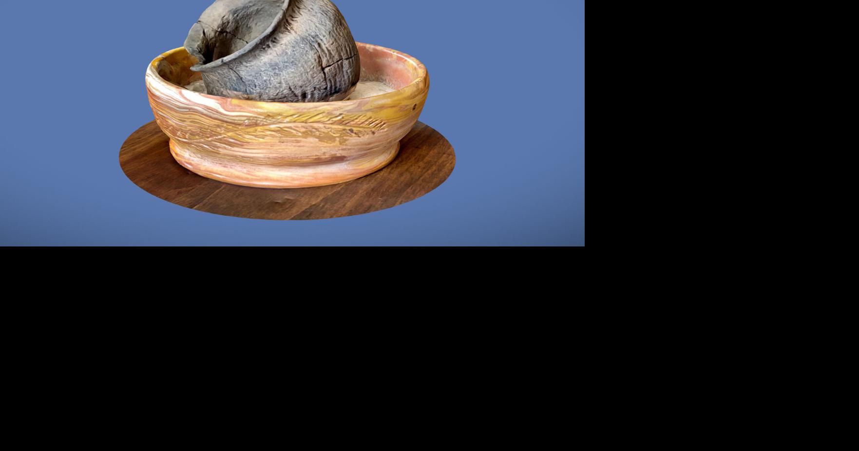 3D model: Tutelo Tribe pottery bowl
