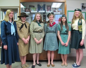 Girl Scouts peek into the past